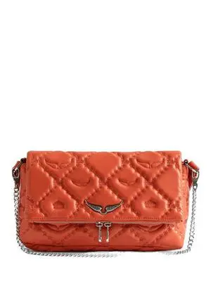 Zadig&Voltaire Rocky Ii Quilted Monogram Bag - Natural