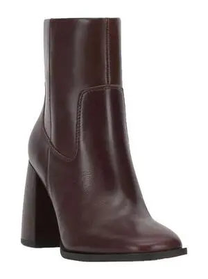 Vince Camuto Dayana Block Heel Bootie Rich Mahogany