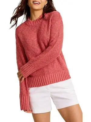 Tommy Bahama Bayshore Cotton Sweater - Wild Geranium