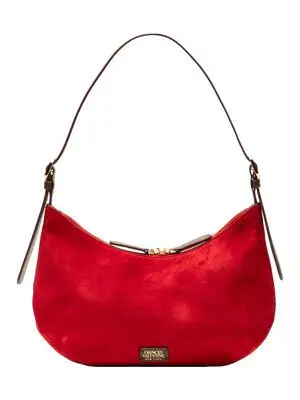 FRANCES VALENTINE Starr Hobo Shoulder Bag - Cherry Red