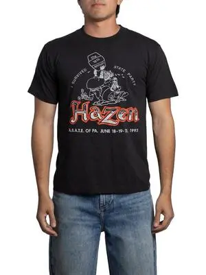 ELWOOD Vintage Hazen Tee - Black