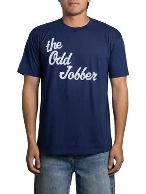 ELWOOD Vintage 'the Odd Jobber' Tee - Navy