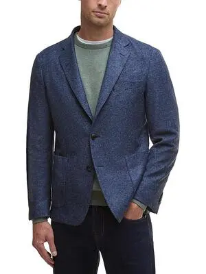 Barbour Armstrong Slim Fit Blazer - Navy