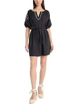 THE GOOD JOURNEY Minidress - Black/ Ivory