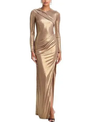 Black Halo Marika Maxi Dress - Liquid Gold
