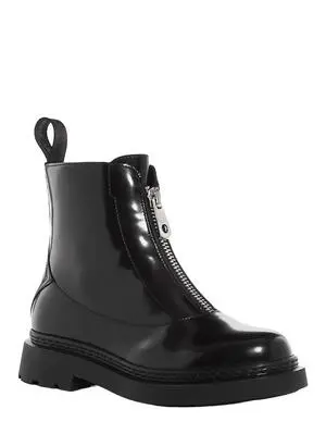 FERRAGAMO Kisty Zip Booties - Black