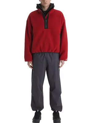 The North Face Box Half Zip Fleece Jacket - Cardinal Red