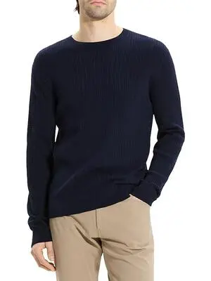 Theory Riland Cable Knit Sweater Baltic