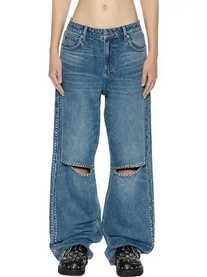 Ksubi High-rise Wide-leg Jeans - Denim