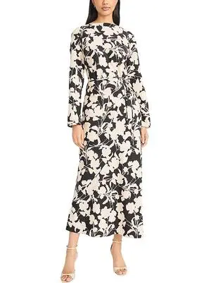 MAGGY LONDON Printed Maxi Dress