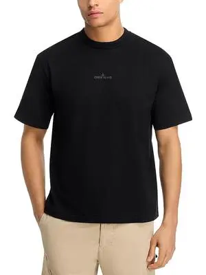 Stone Island Logo Tee - Black
