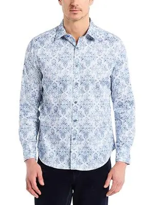 Robert Graham Delancey Button Down Shirt - Navy