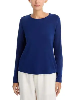 Eileen Fisher Jersey Knit Tee Deep Dive