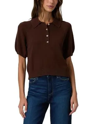 Paige Polo Sweater - Tamarind