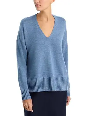 Eileen Fisher V-neck Sweater - Lake