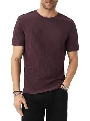 John Varvatos Brasse Short Sleeve Tee - Plum