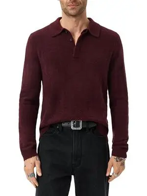 John Varvatos Macra Polo Shirt - Merlot
