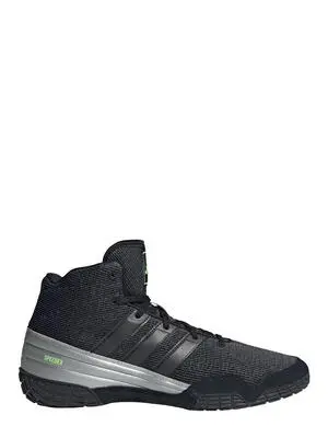 Adidas Speedex Wrestling Shoes - Core Black/lucid Lemon