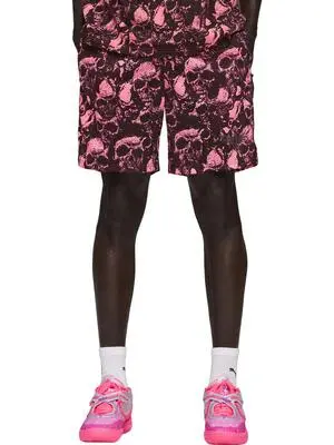 PUMA Lamelo Ball World Tournament 7" Basketball Shorts - Pink