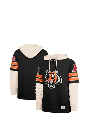 '47 Cincinnati Bengals Split Zone Cornerback Duo Hoodie - Black