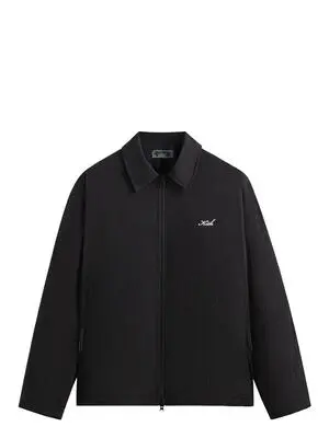 Kith Wrinkle Nylon Coaches Jacket - Black