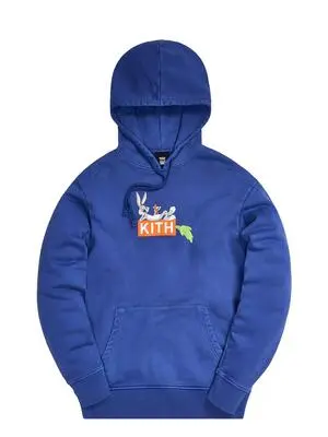Kith X Looney Tunes Carrot Hoodie - Blue