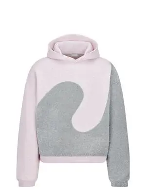 Dior X Erl Relaxed Fit Hooded Sweatshirt - Pink