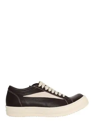 Rick Owens Hollywood Vintage Low Sneakers - Brown