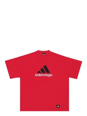 Balenciaga X Adidas Oversized T-shirt - Red