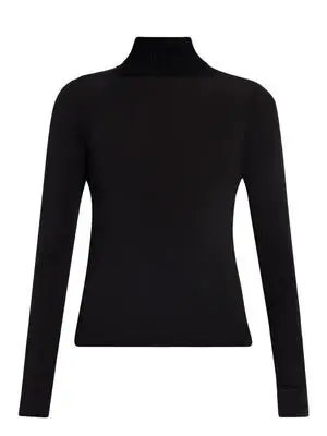 A.L.C. Elyse Turtleneck Top - Black