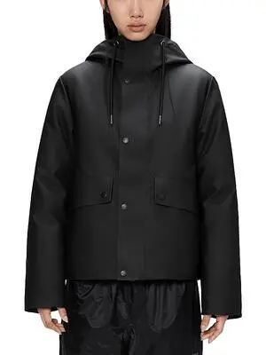 Rains Nome Short Parka Jacket - Black