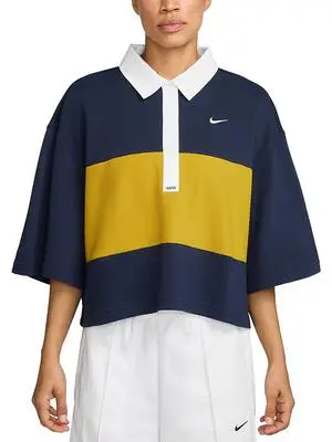 Nike Short Sleeve Polo Top - Midnight Navy