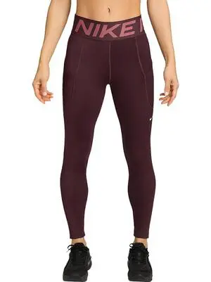 Nike Sculpt High Rise 7/8 Pocket Tights - Burgundy