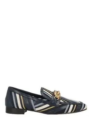 Tory Burch Leather Loafers - Blue