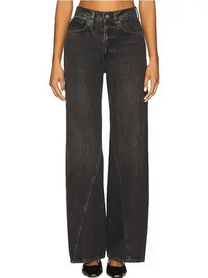 ANINE BING Brie Wide Leg Jeans - Arctic Night