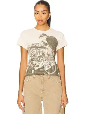 Daydreamer Sun Records X Elvis In Concert Vintage Tee - Dirty White
