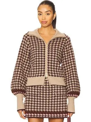 Cara Cara Lyss Jacket - Houndstooth Multi Taupe