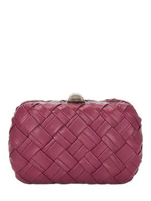 OLGA BERG Haven Woven Clutch