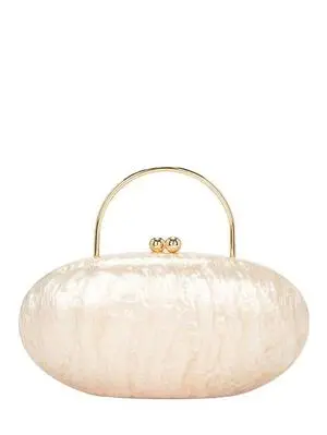 OLGA BERG Imelda Top Handle Bag - Natural