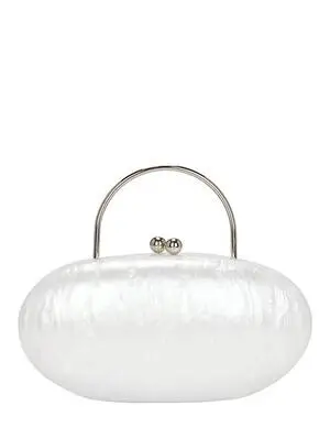 OLGA BERG Imelda Top Handle Bag - White