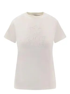 GOLDEN GOOSE Olivia Viscose Blend T-shirt - White