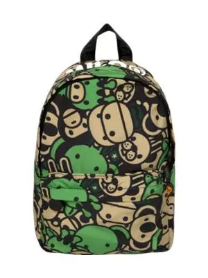 A BATHING APE Baby Milo And Friends Small Backpack - Army Green