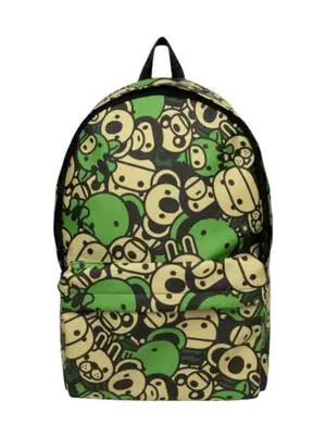 A BATHING APE Baby Milo Large Backpack - Apple Green