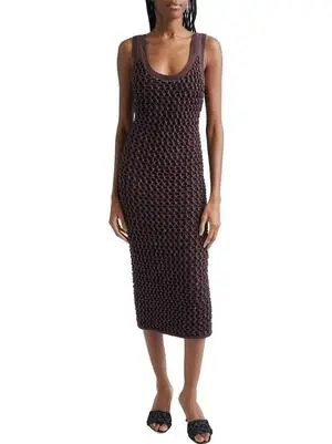 DIOTIMA Emin Crystal Mesh Tank Dress