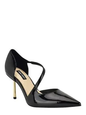 Nine West Dolen Pointed Toe Pump Black 001