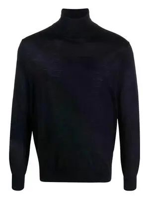 BALLANTYNE Fine-knit Roll-neck Jumper - Blue