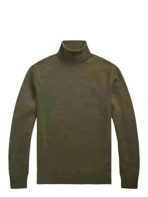 Ralph Lauren Ribbed Turtleneck Sweater - Green