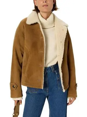 GERARD DAREL Nathalie Leather Jacket