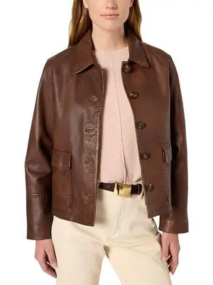 GERARD DAREL Naima Leather Jacket