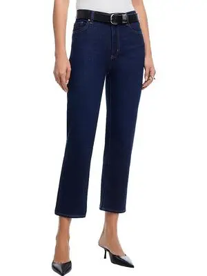 FRAME Pixie Le Sleek Straight High Rise Jeans - Fairway